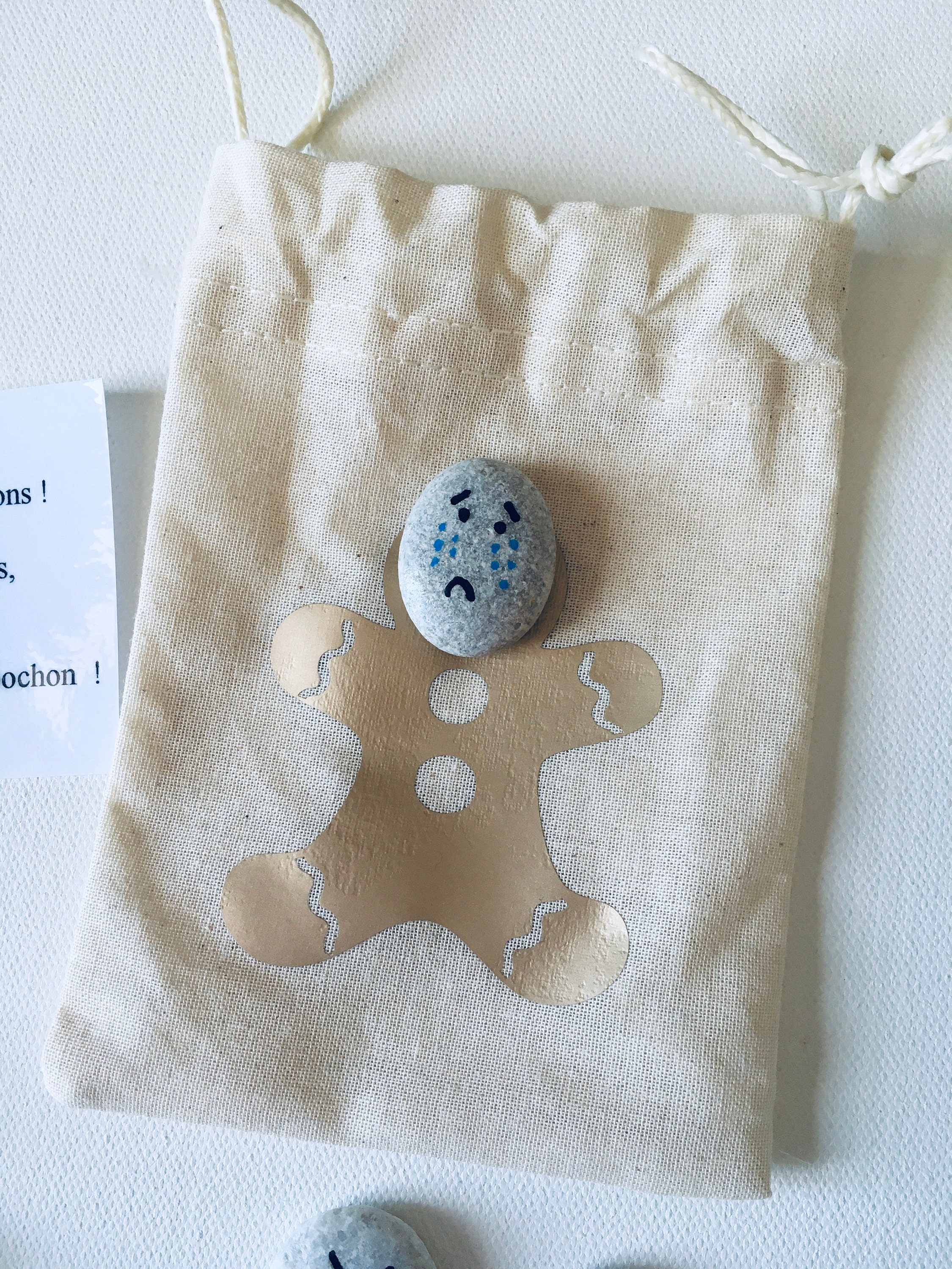 Game to Express One's Emotions Hand-painted Pebbles Take-home Game ...