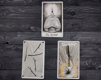 3 Card Spread - Tarot Reading With Printable Layout and Explanations - Etsy