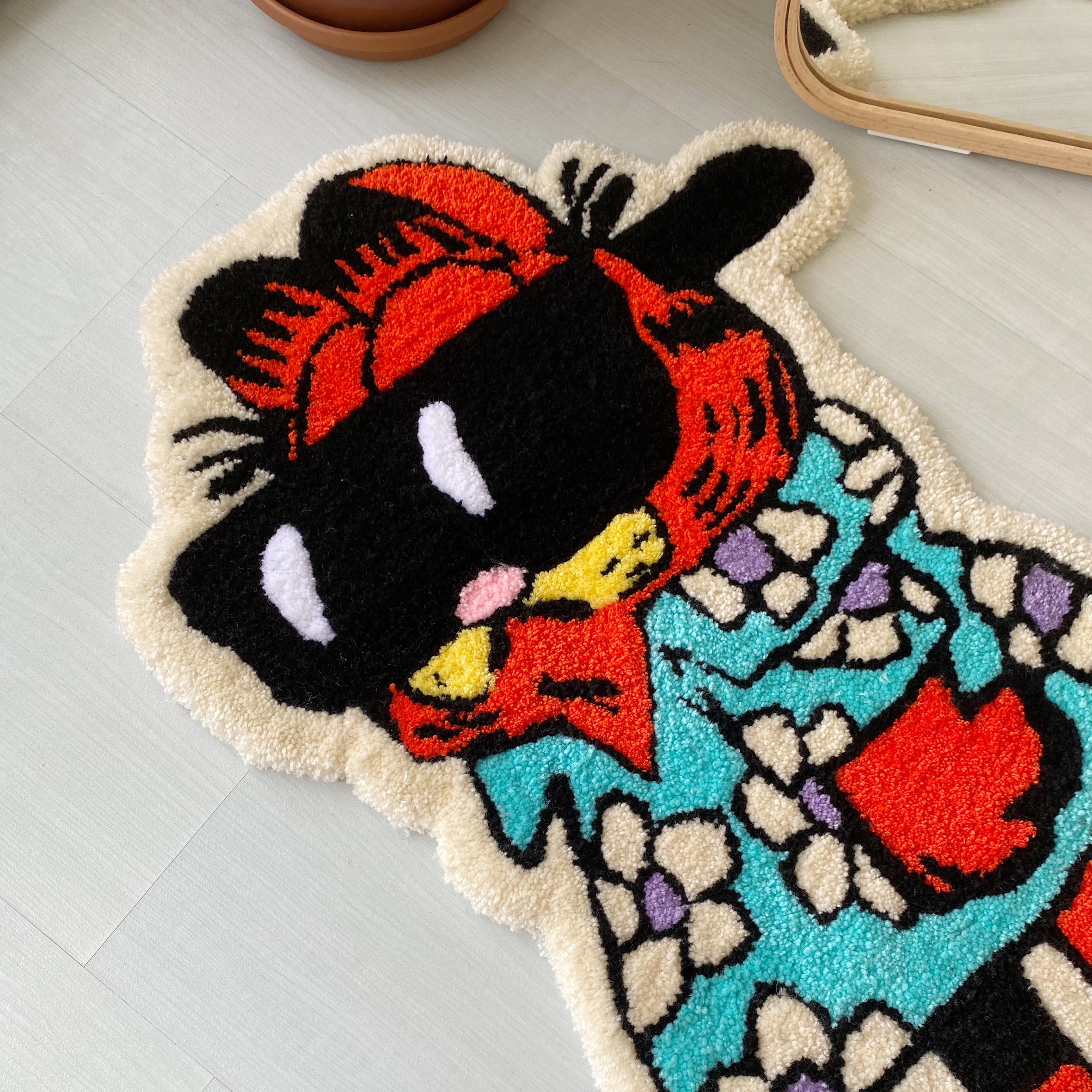 Garfield Custom Tufted Rug / 100% Handmade Rug/tufted Rug - Etsy