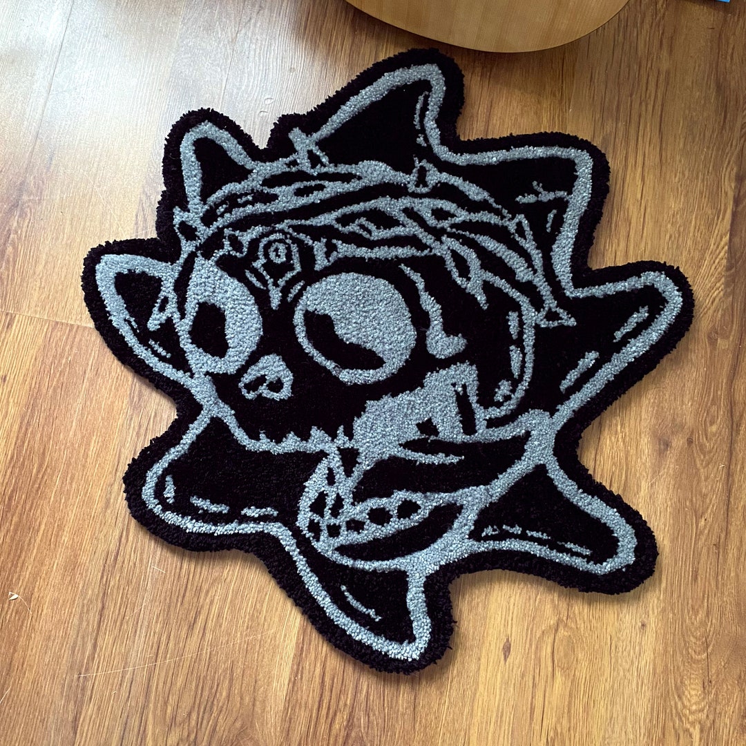 Custom Skull Tufted Rug, Handmade Tufted Rug, Tufting, Home Decor - Etsy