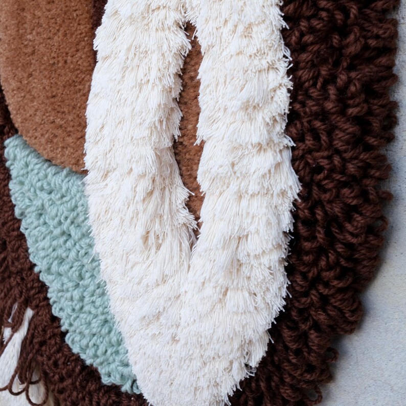 Strata Fiber Art, Tufted Textile Wall Decor, Contemporary Tapestry - Etsy