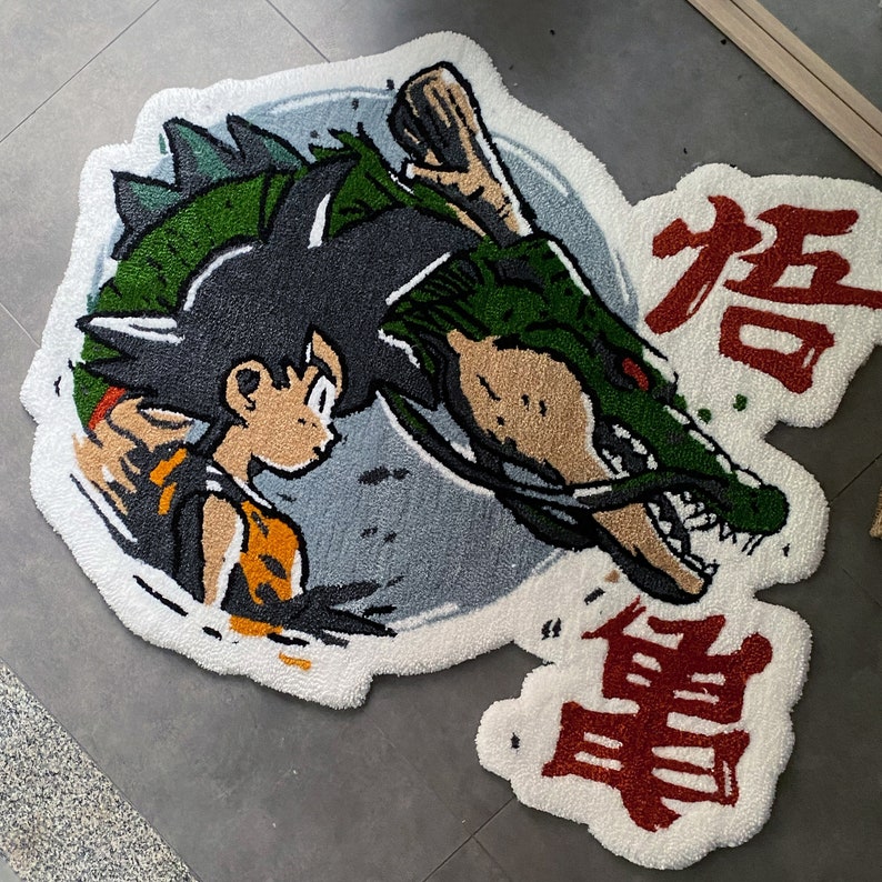 Custom Anime Tufted Rug Dragon Tufted Rug Handmade Tufted - Etsy