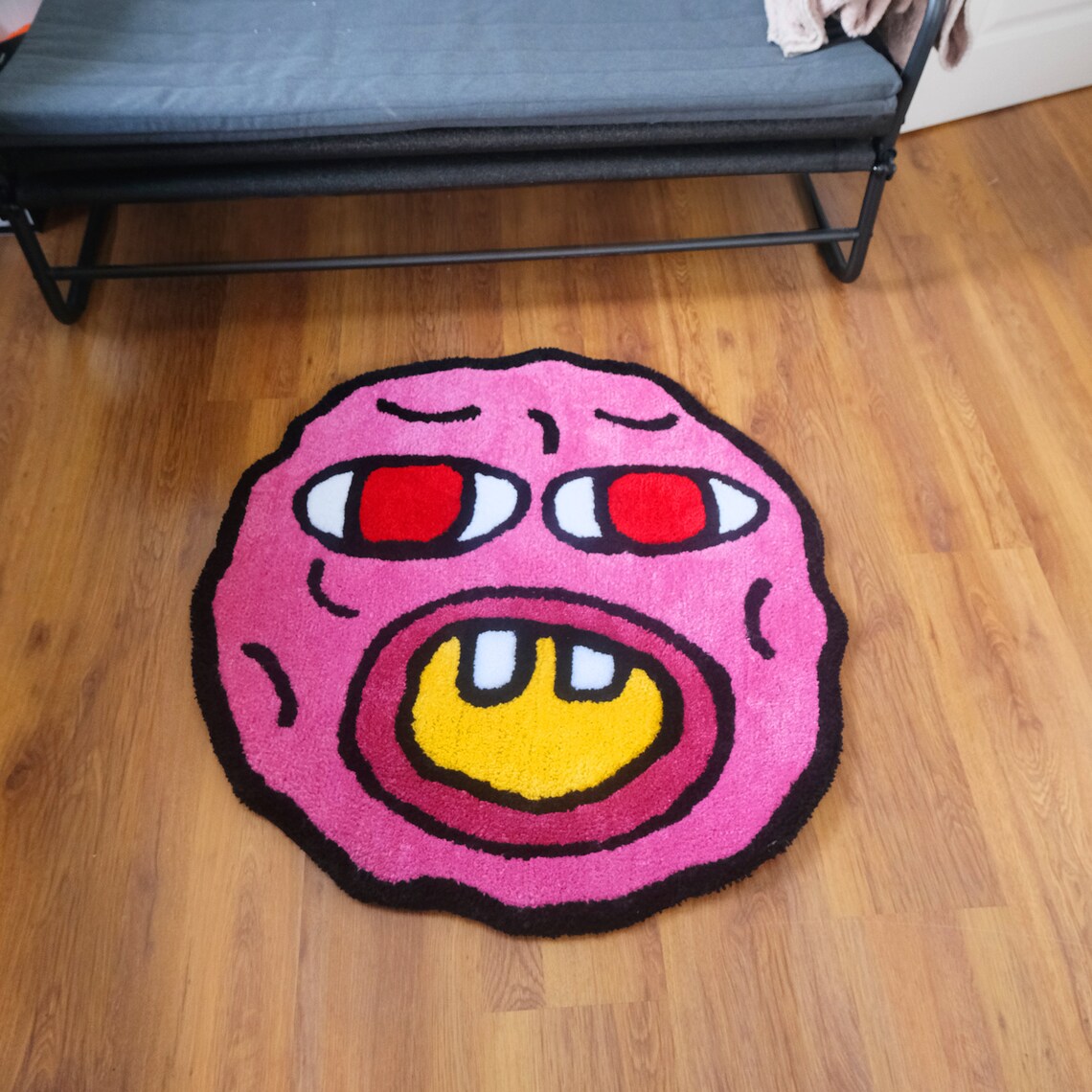 Cherry Bomb Rug / Handmade Cherry Bomb Rug / Handmade Tufted - Etsy