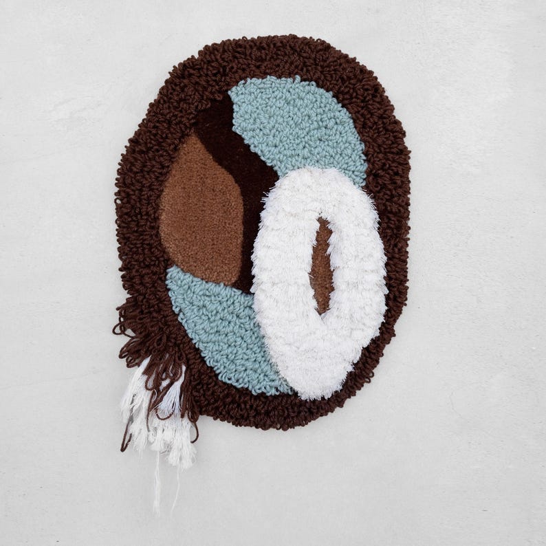 Strata Fiber Art, Tufted Textile Wall Decor, Contemporary Tapestry - Etsy