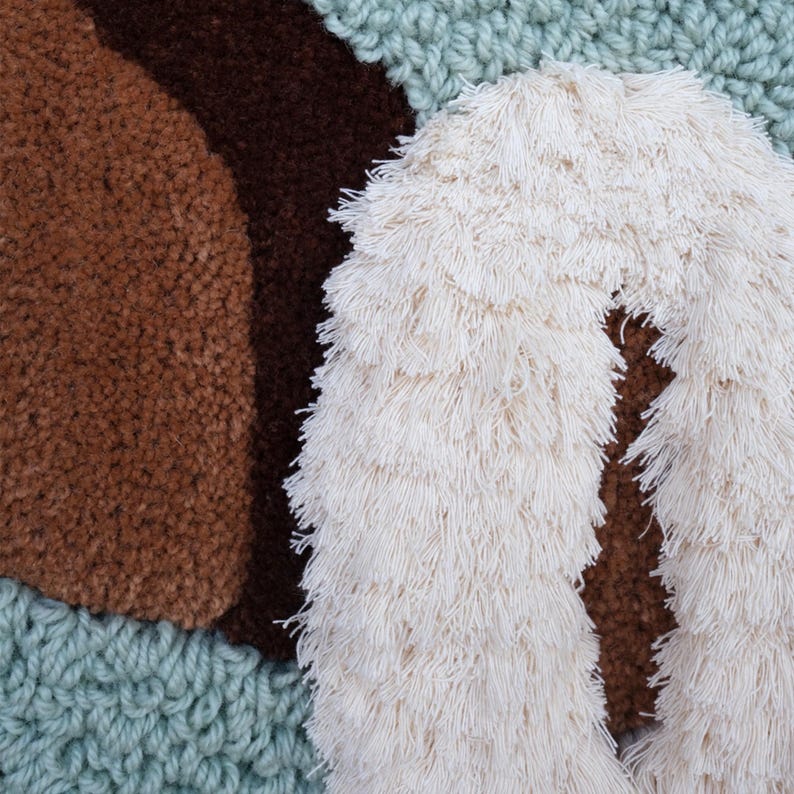 Strata Fiber Art, Tufted Textile Wall Decor, Contemporary Tapestry - Etsy