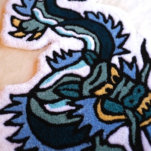 Dragon Tufted Rug, Decorative Tuft Rug, Handmade Tuft Rug, Housewarming ...