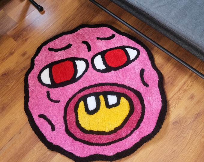 Tufted Rug Golf Cherry Bomb Custom Punch Needle - Etsy