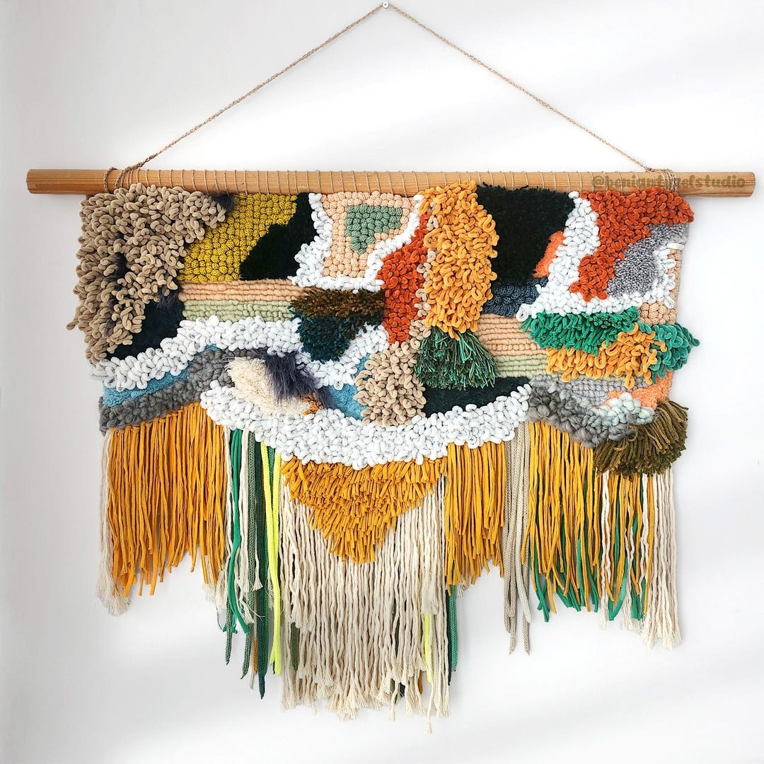 Harmony of the Deep Sea Wall Hanging, Weaving Wall Art, Woven Wall Art ...
