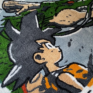 Custom Anime Tufted Rug, Dragon Tufted Rug, Handmade Tufted Anime ...