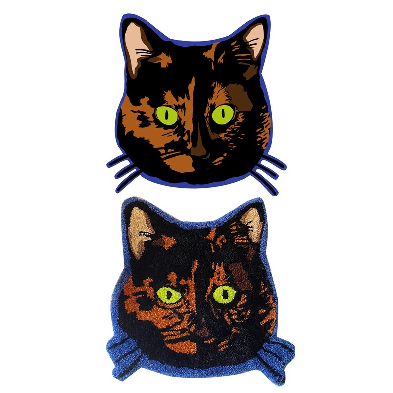 Custom Animal Portraits Tufted Rug 100% Handmade Tufted Rug - Etsy