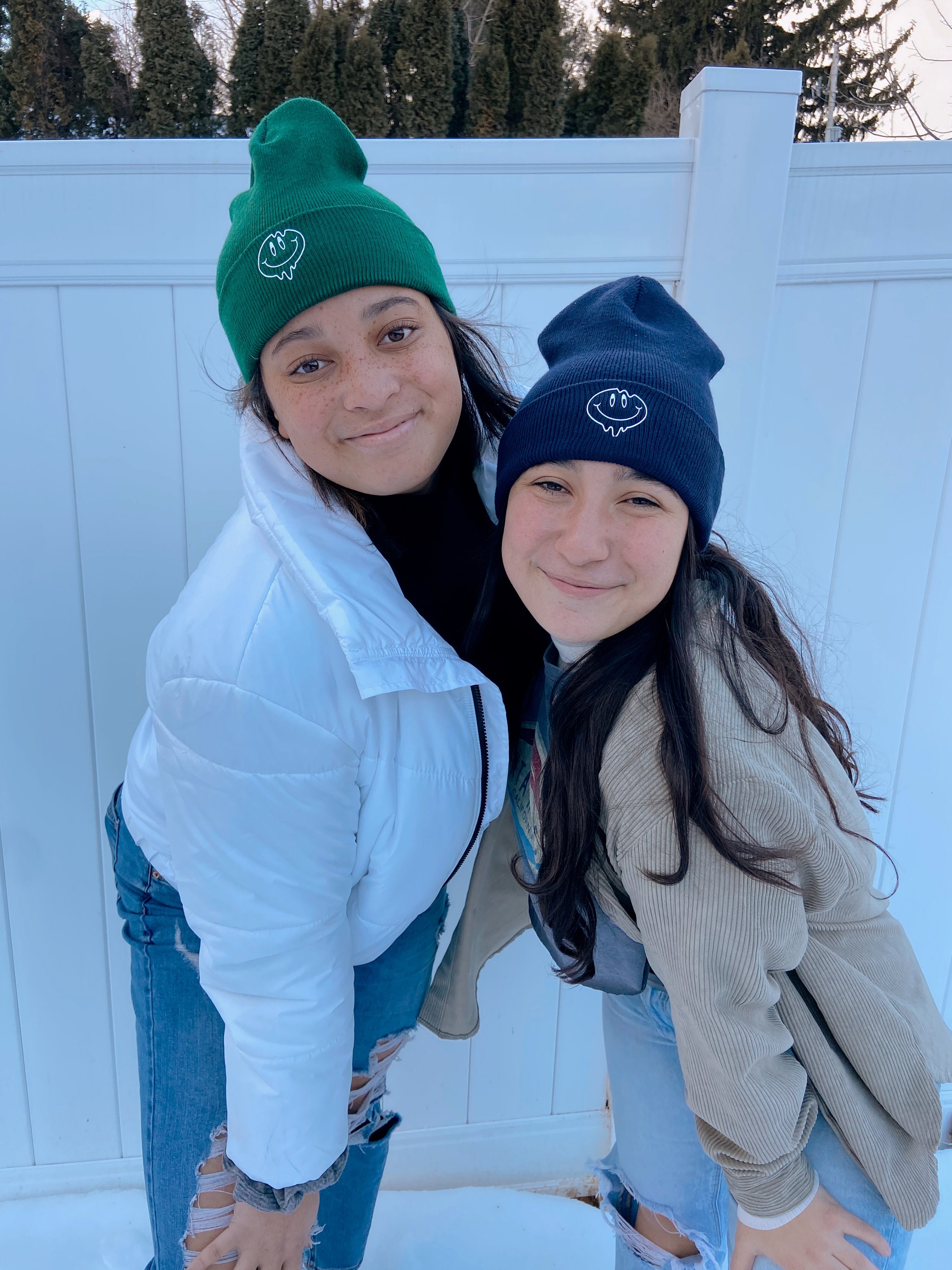 Drippy Smile Beanie - Etsy