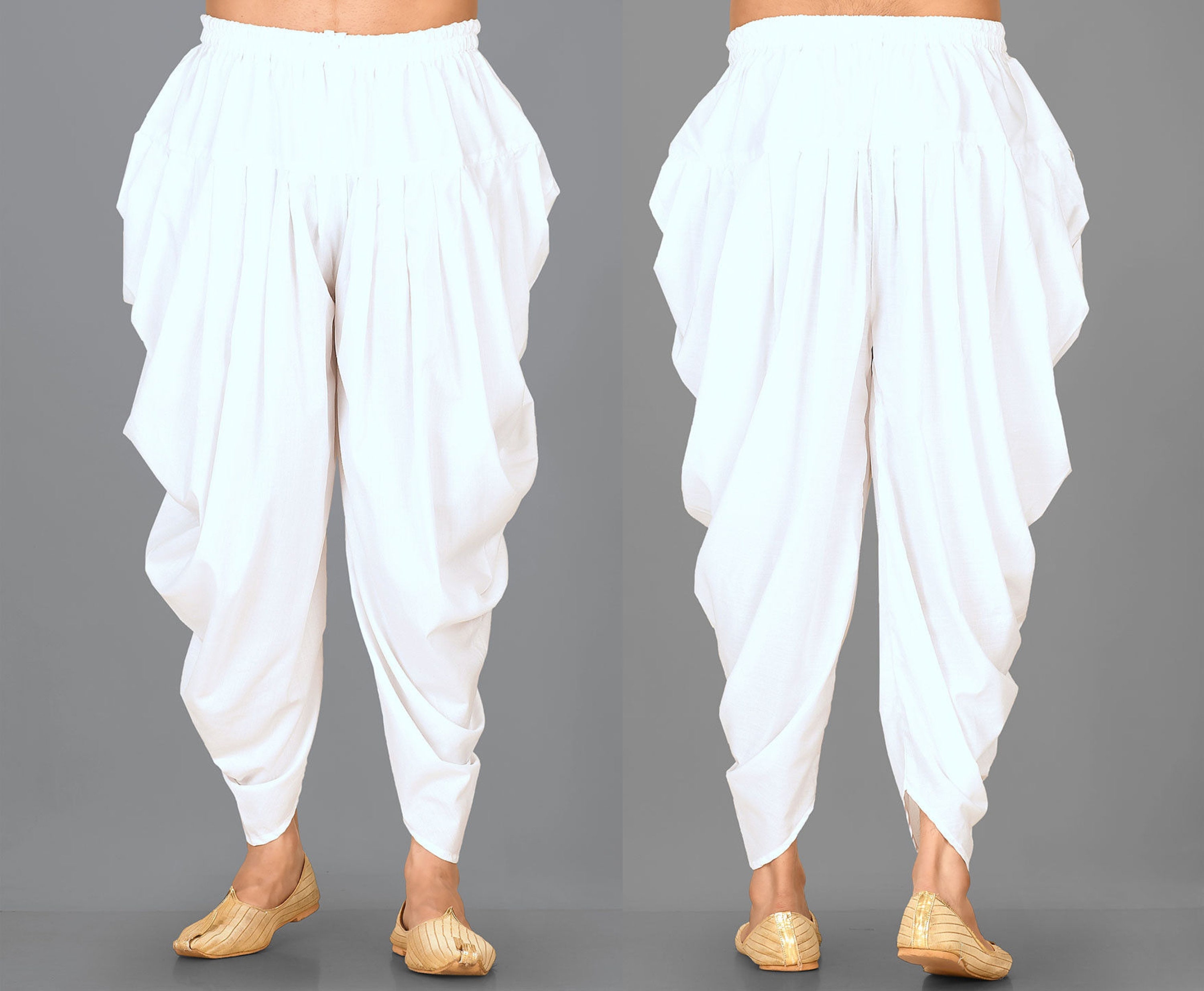 Cotton Patiala Pants Patiyala Men Indian Dhoti Cotton Pants Cotton ...