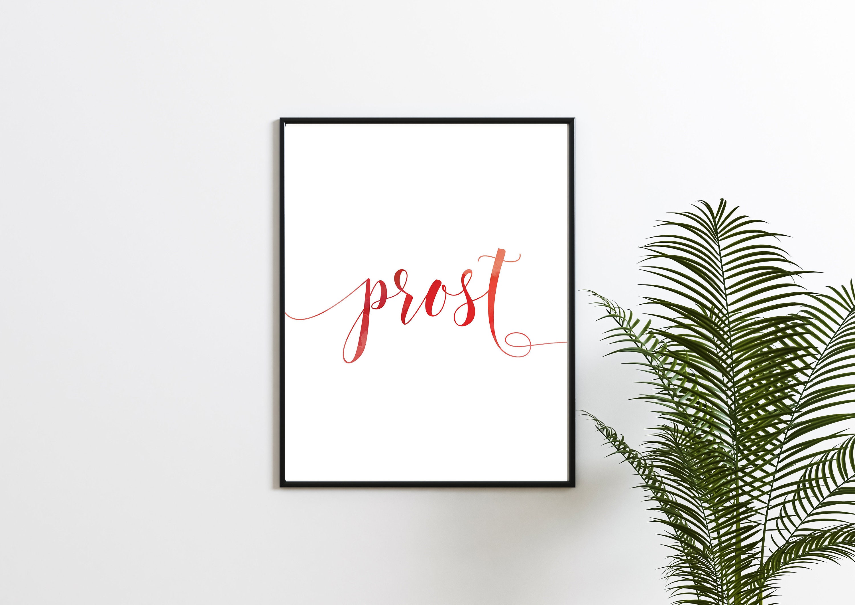 Prost Printable, Wall Art, Instant Download, Wall Decor - Etsy