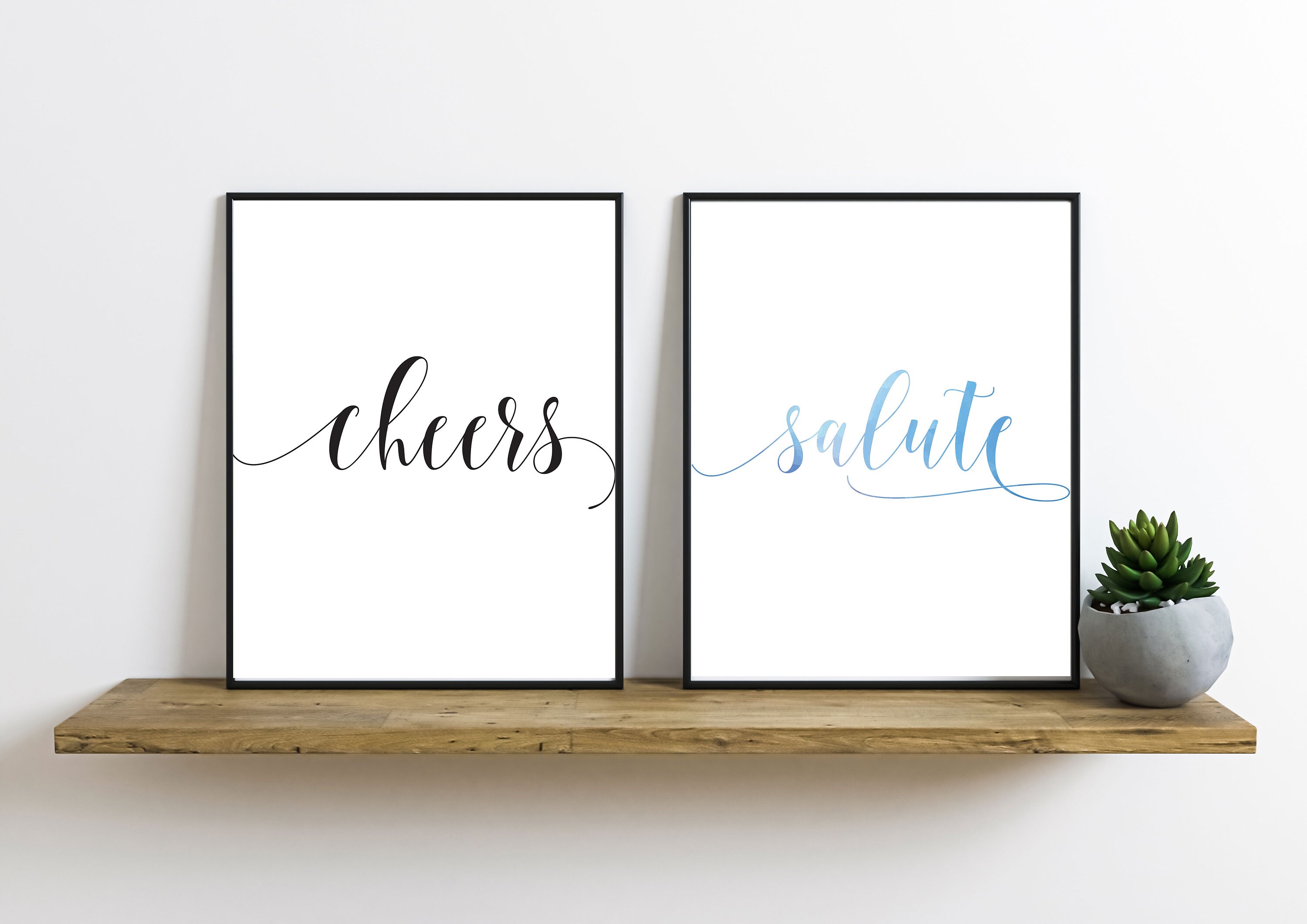 Cheers Printable, Wall Art, Instant Download, Wall Decor - Etsy