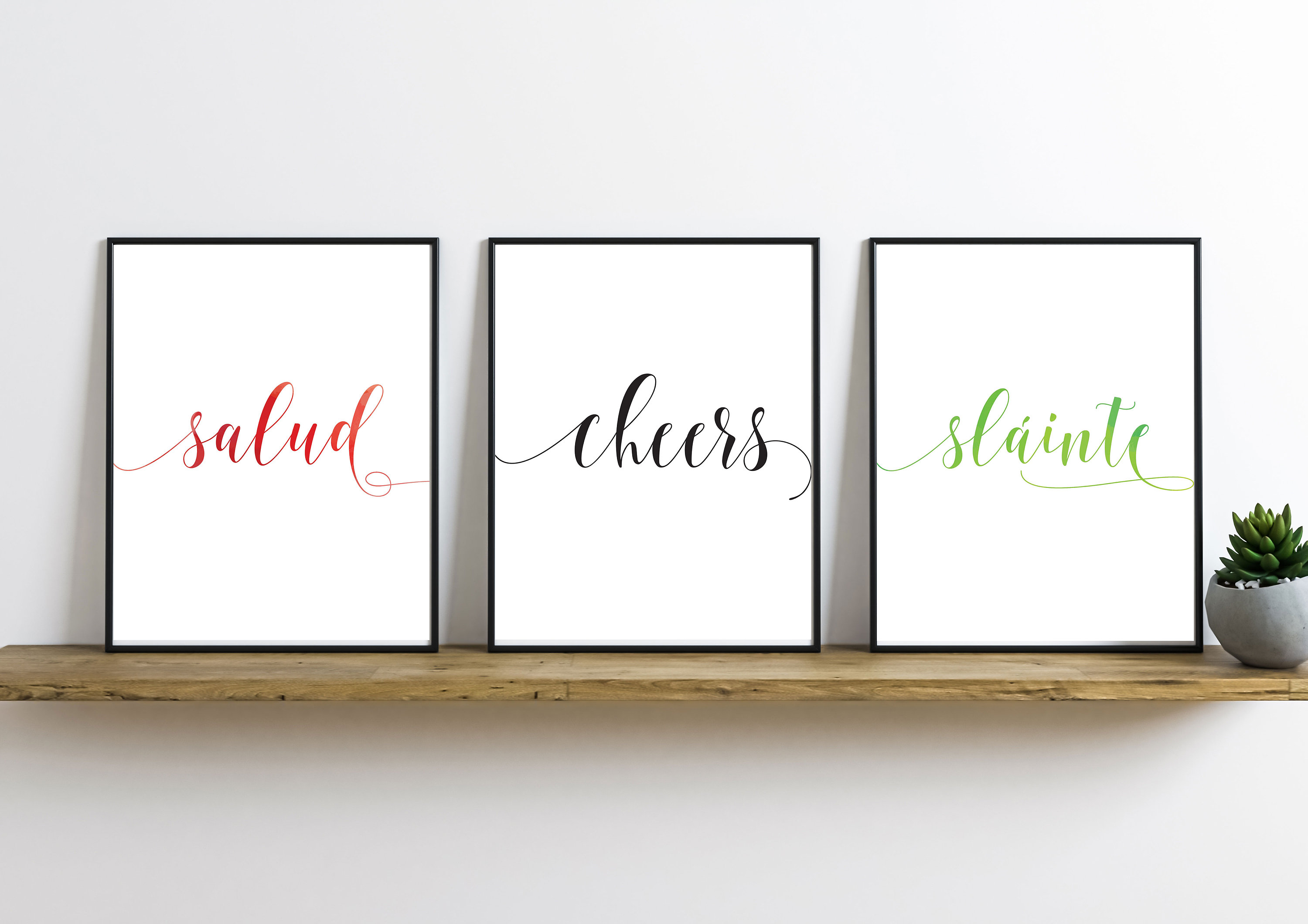 Salud Printable, Wall Art, Instant Download, Wall Decor - Etsy