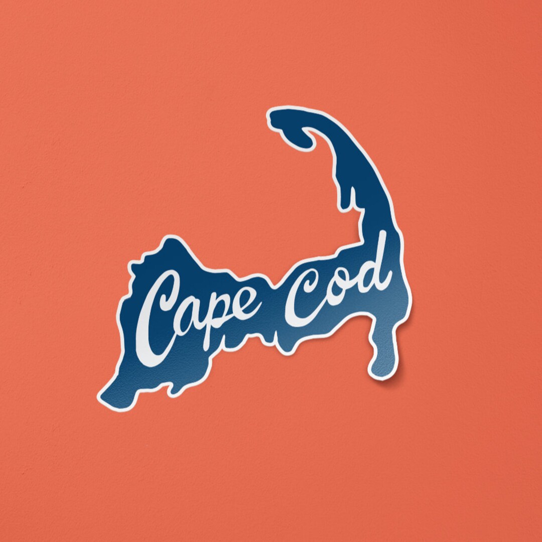 Cape Cod Silhouette Sticker - Etsy