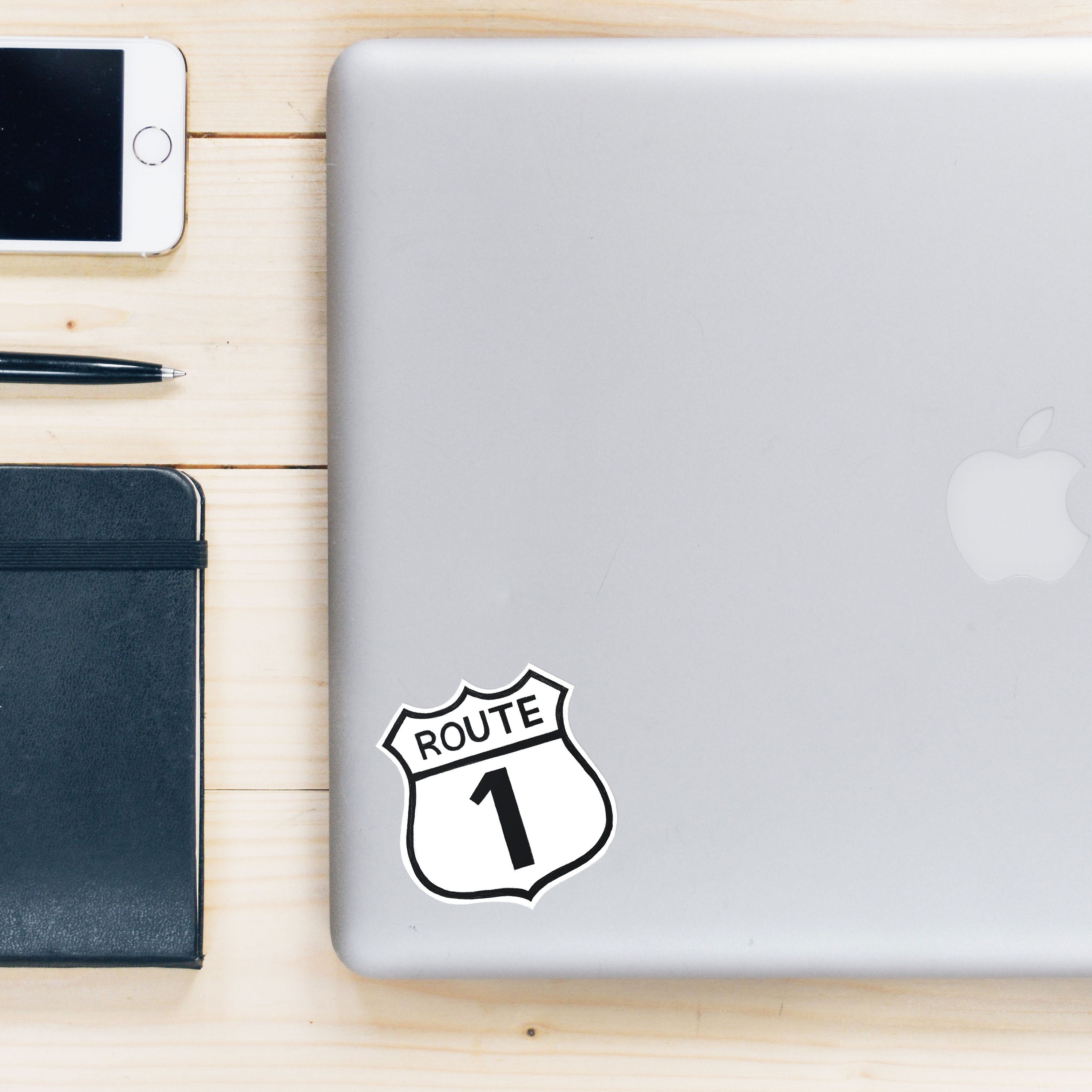 Route 1 Sign Sticker - Etsy