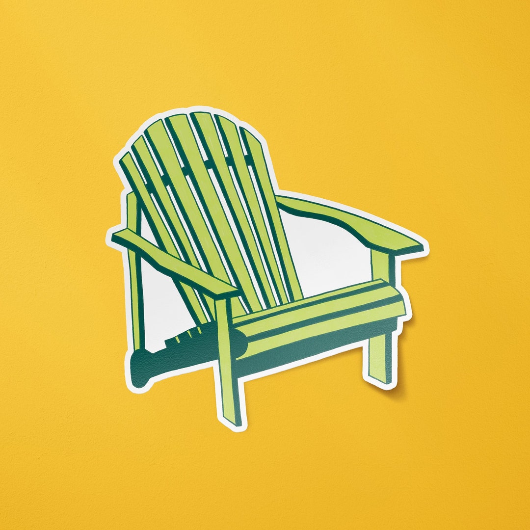 Adirondack Chair Sticker - Etsy