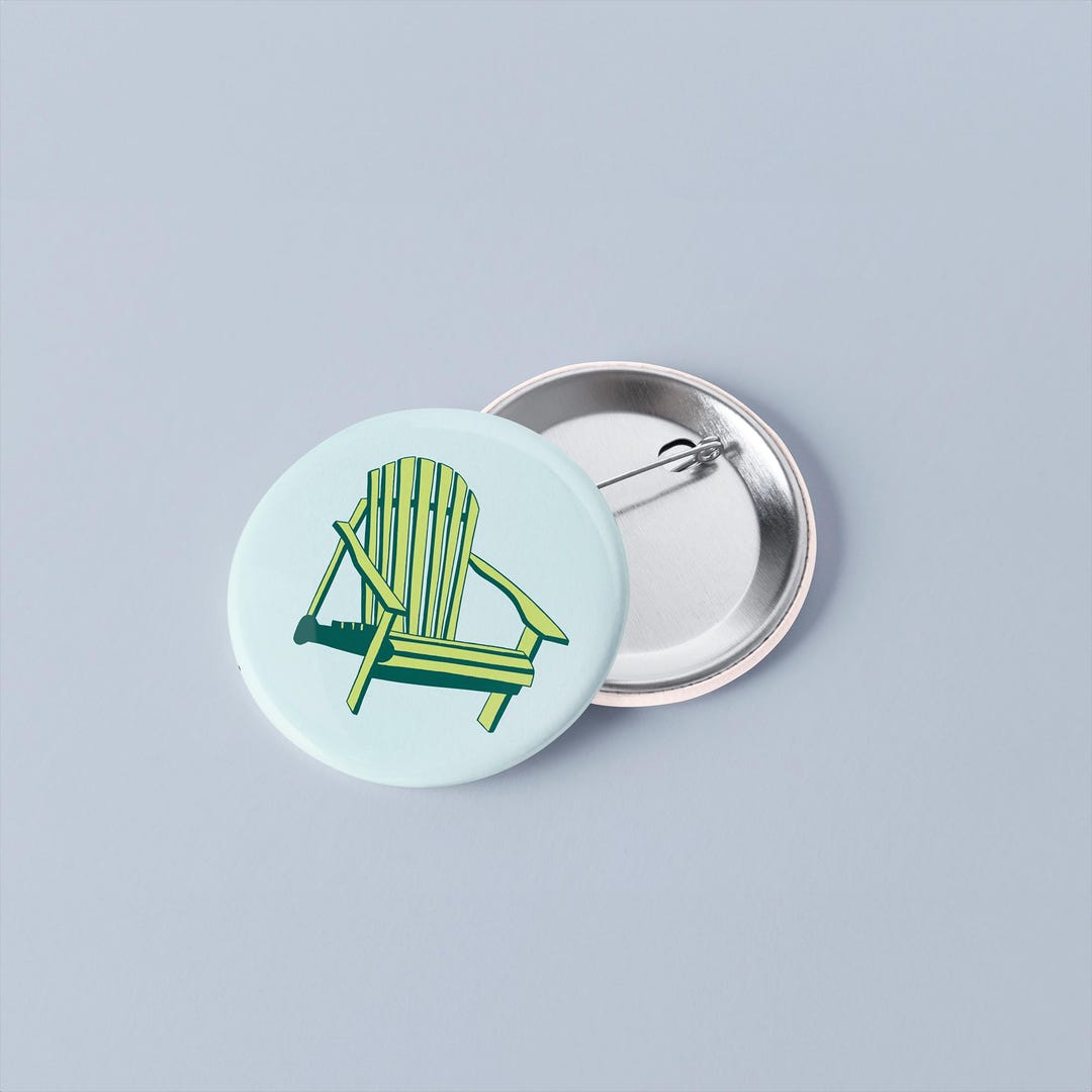 Lawn Chair Button (1” Round) - Etsy