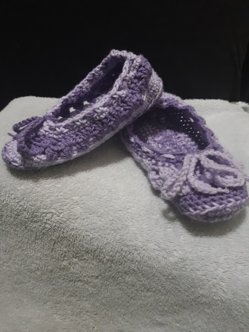 Custom Color Crochet Slippers, Slippers, Crochet House Shoes, Adult ...