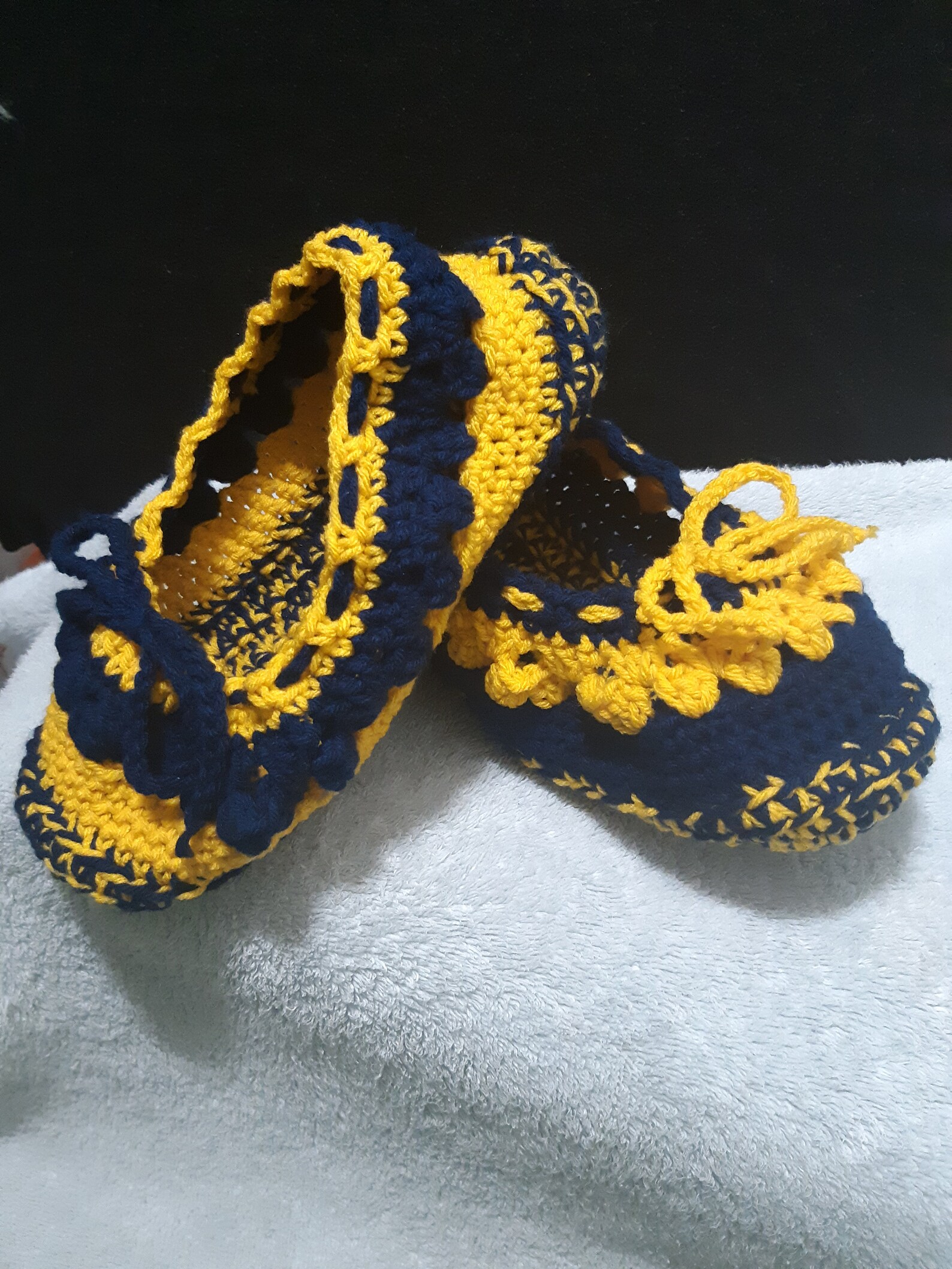 Custom Color Crochet Slippers, Slippers, Crochet House Shoes, Adult ...