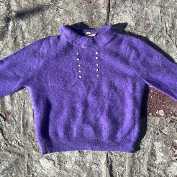 Angora Sweater Vintage - Etsy