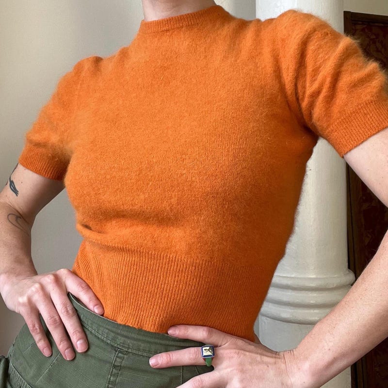 Angora Sweater Vintage - Etsy