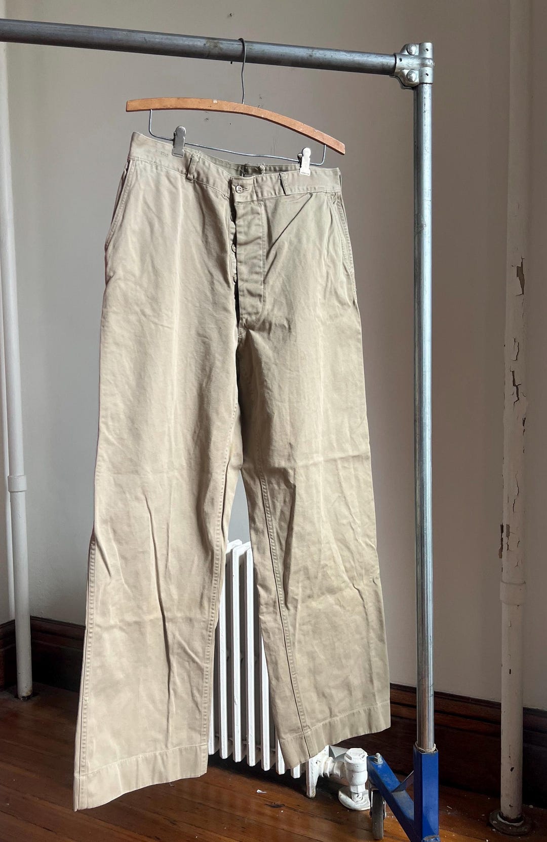 50’s Vintage Khaki Army Chinos - Etsy