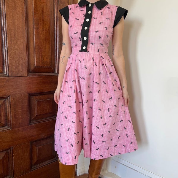 Scottie Dog Dress - Etsy