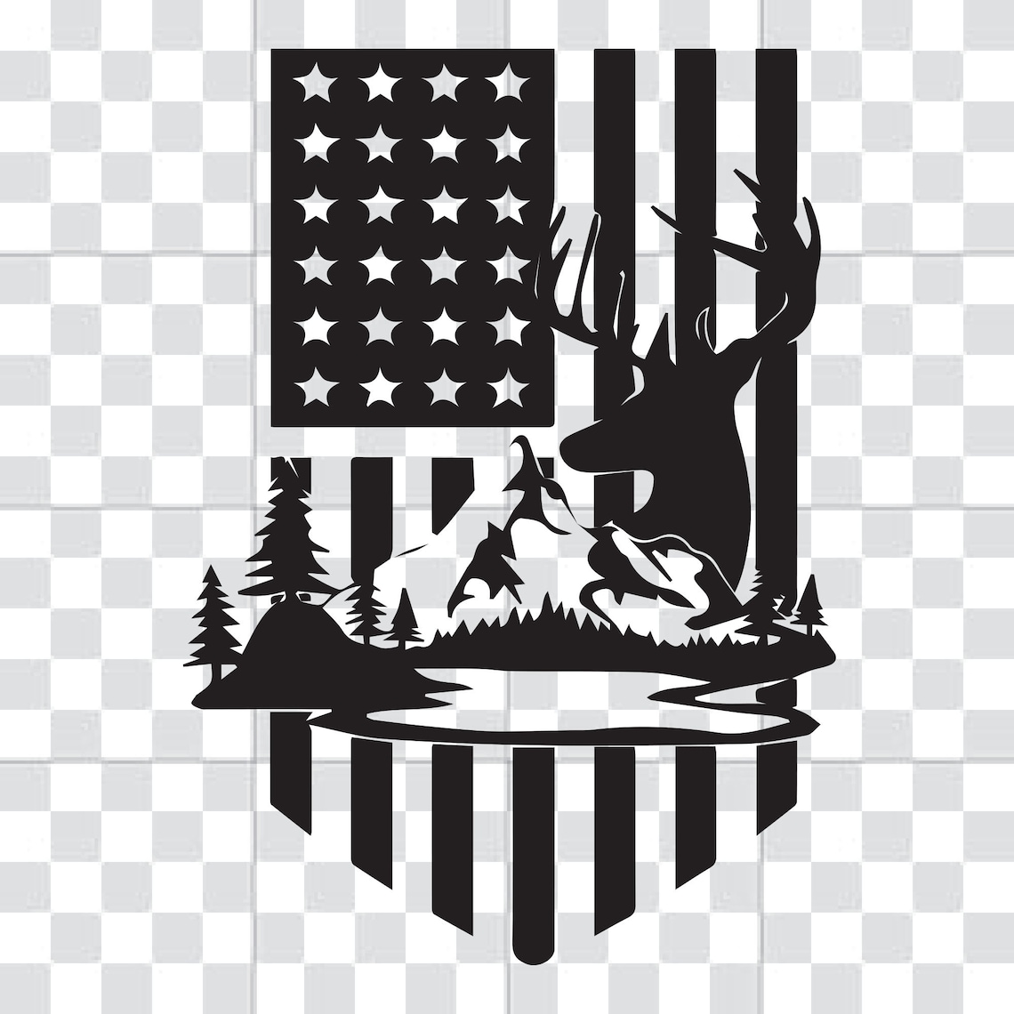 DEER HUNTING SVG Hunting Svg Deer Clipart Deer Svg File | Etsy Canada