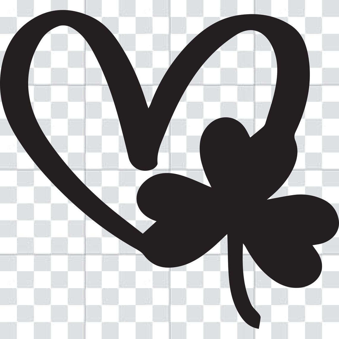 St Patricks Day Svg Shamrock Svg Lucky Heart Funny St Etsy