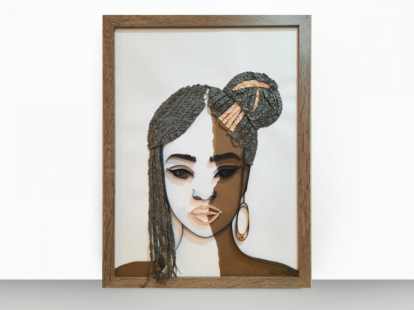 Quilling Armenia, African Girl, Equality, - Etsy