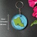 Oahu Island Hawaii State Keychain, Charming Blue Resin Hawaiian ...
