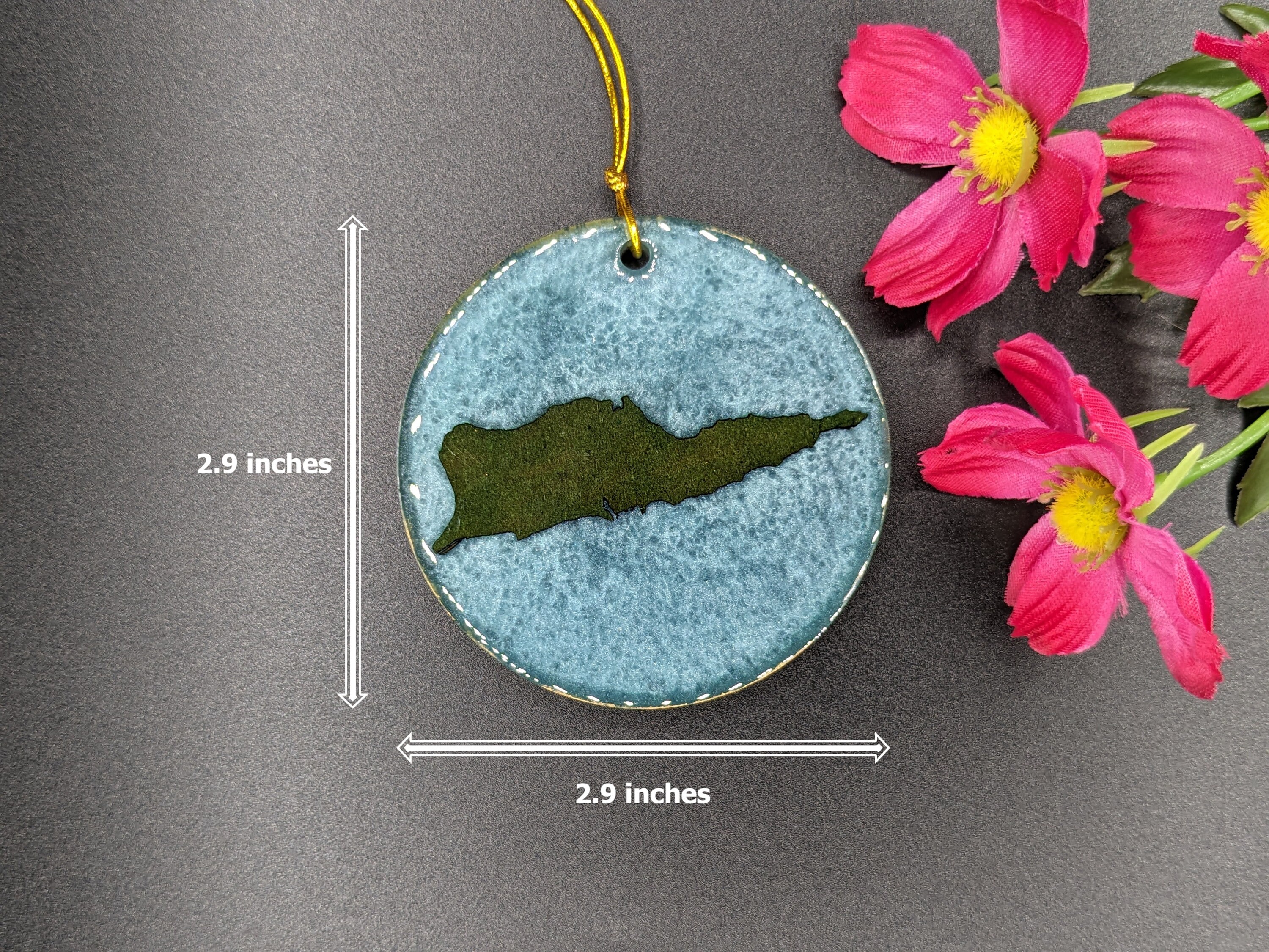 St. Croix USVI Resin Christmas Tree Ornament Beautiful Island - Etsy