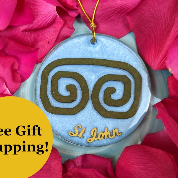 St. John Usvi Christmas Ornament - Etsy