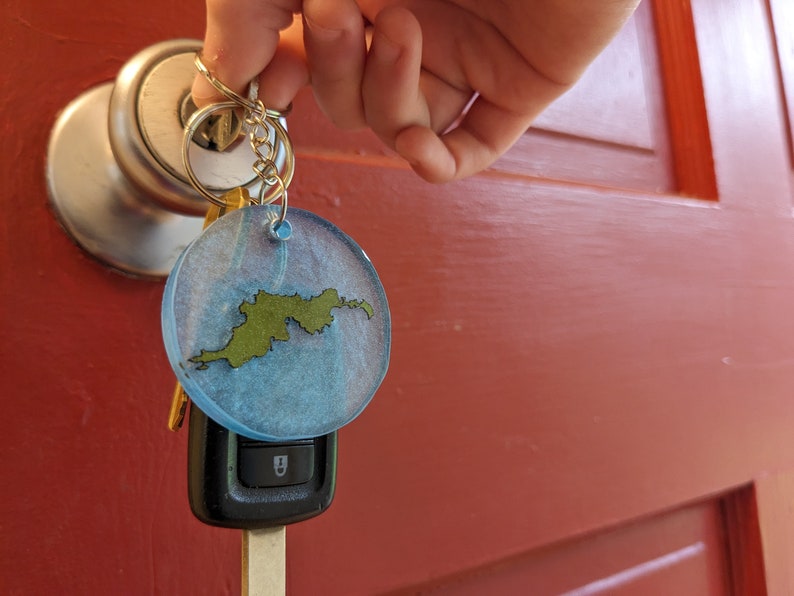 Tortola BVI Keychain, British Virgin Island Souvenir, Charming ...