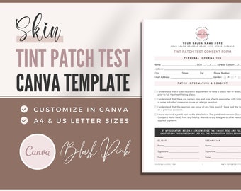 Pmu Patch Test Consent Form - Etsy