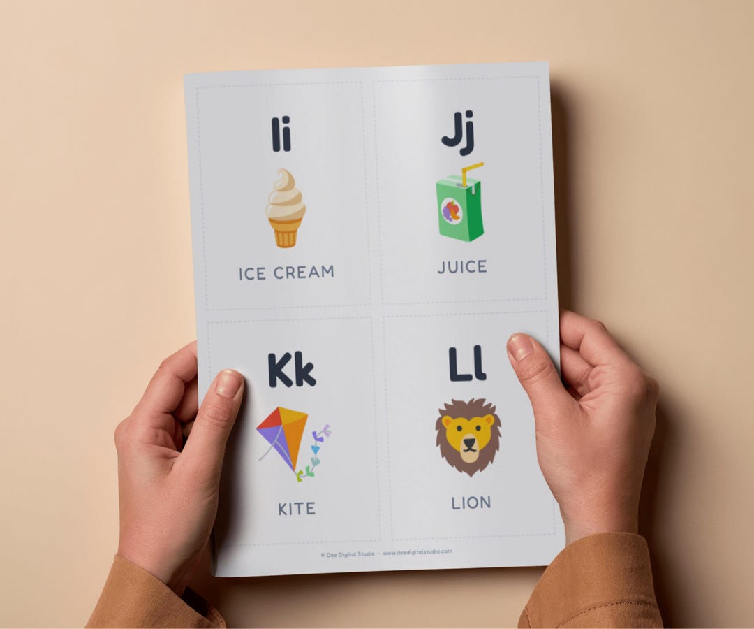 Alphabet Flashcards Printable | Preschool ABC Activity | Kindergarten ...
