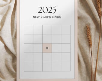 2025 Bingoals New Year Resolution Bingo Card - Etsy