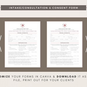 Platelet-rich Plasma (PRP) Therapy | Practitioner Forms | Esthetician ...