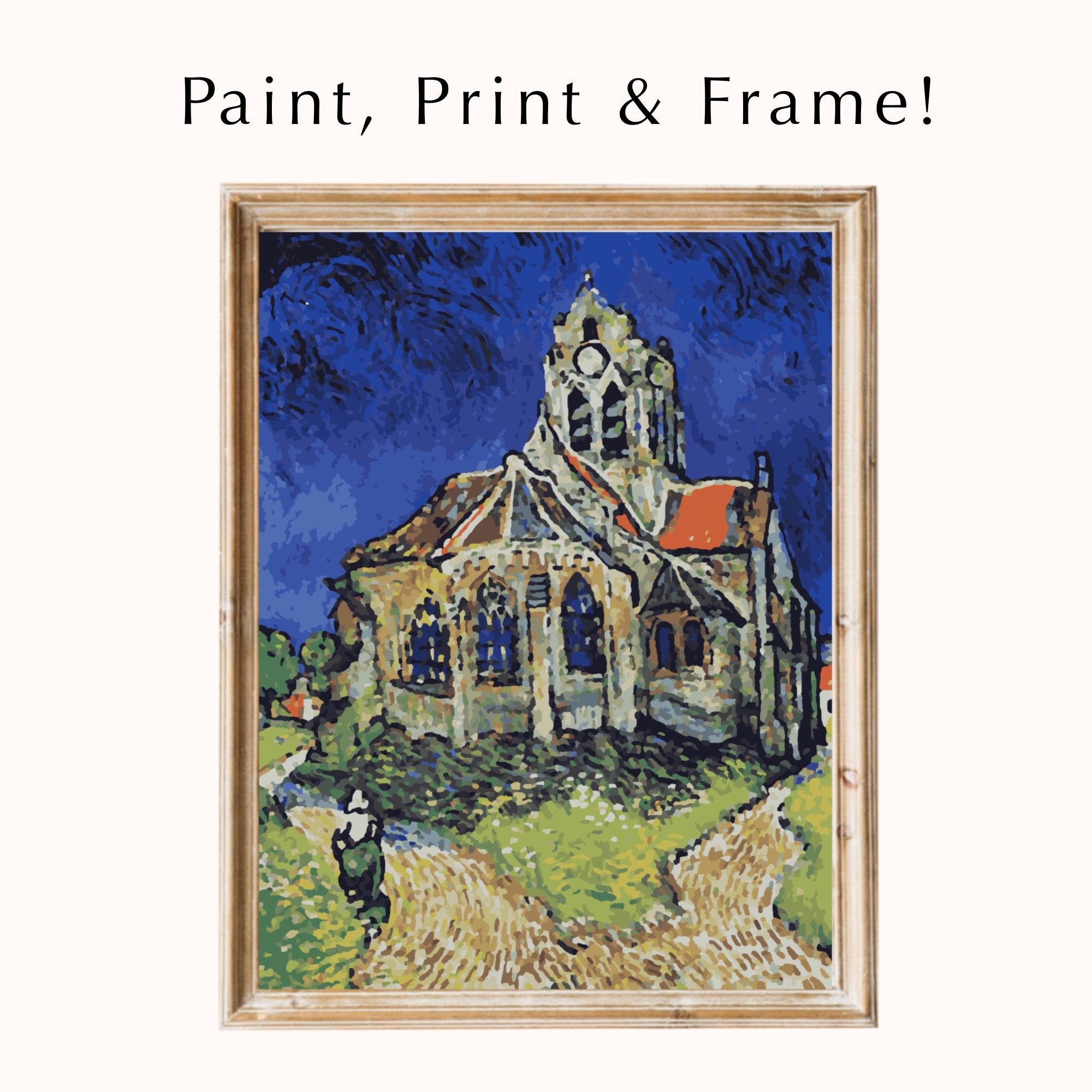 Paint by Number Kit Digital, Procreate, Fresco, Sketchbook, Art Set ...