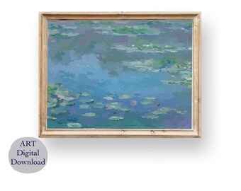 Van Gogh Water Lilies - Etsy
