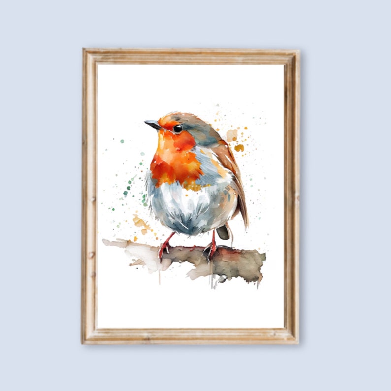Robin Painting Template, Outline Drawing, PDF Digital Download for ...
