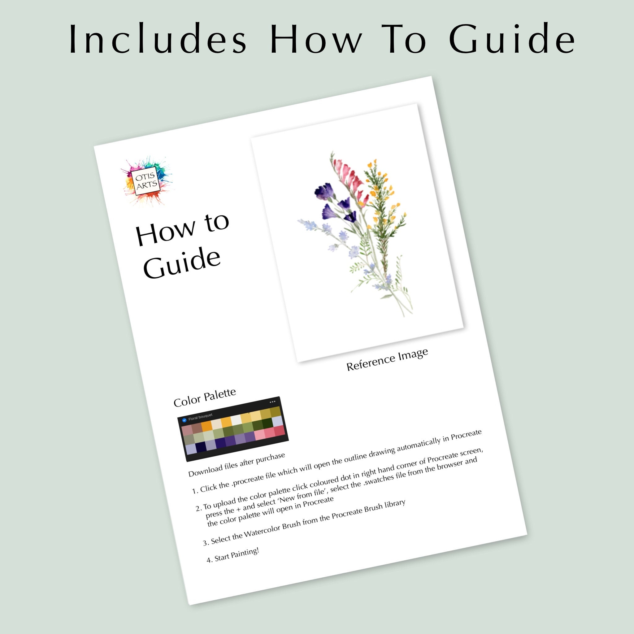 Digital Painting Kit for Procreate, Wild Flowers, Digital Download - Etsy