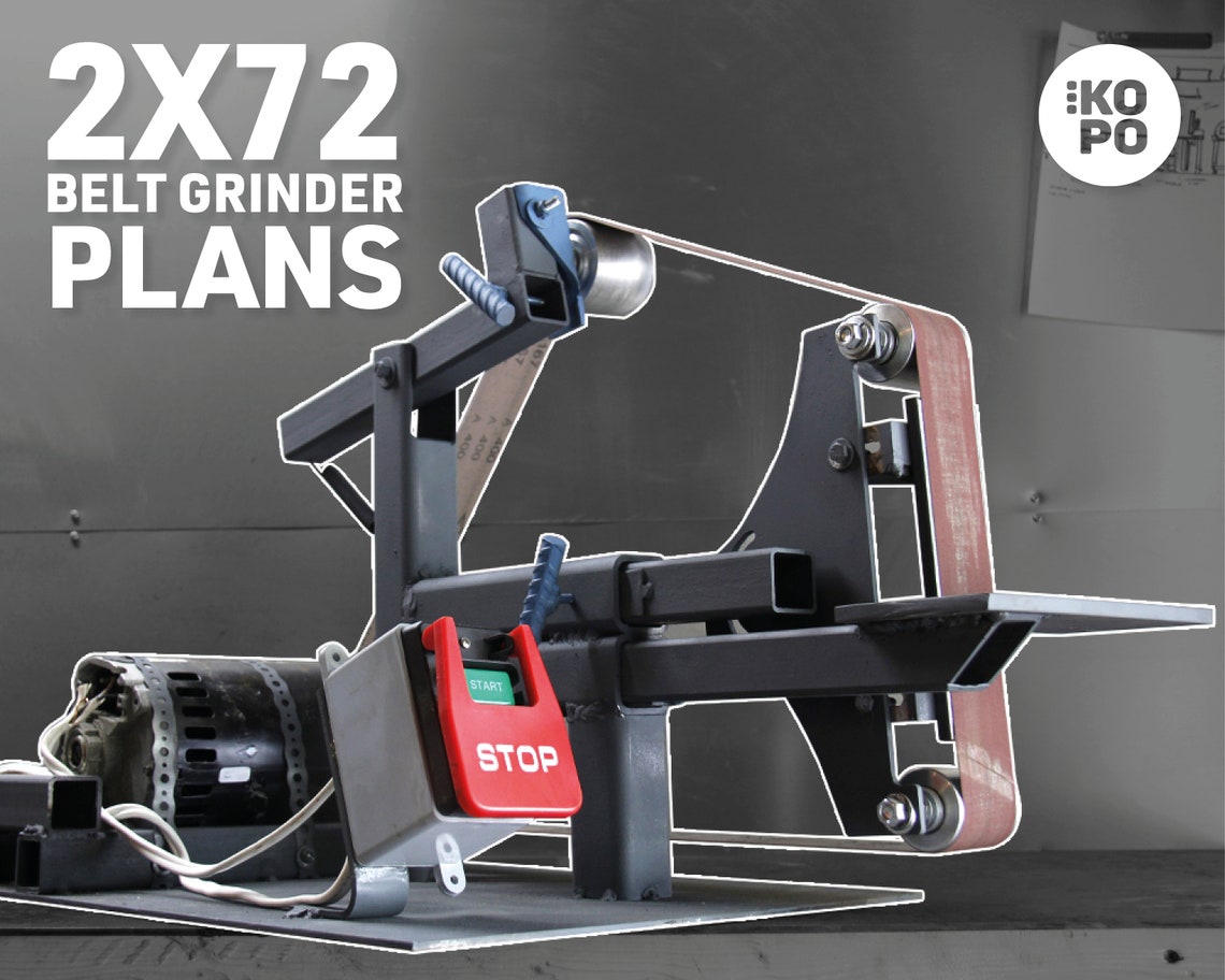 2x72'' Belt Grinder Plans | DXF Files Included | KOPO Projects - Etsy ...