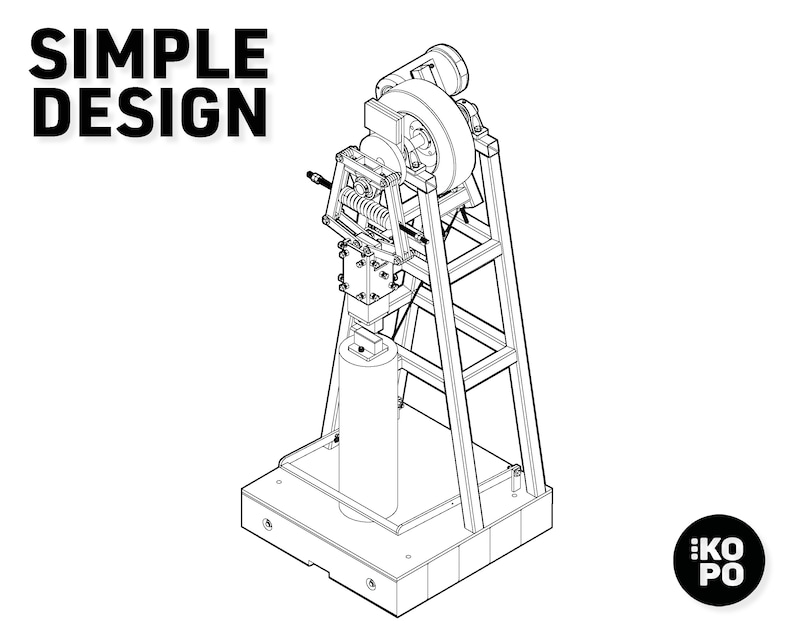 POWER HAMMER Plans | Dxf Files Included | KOPO Project - Etsy