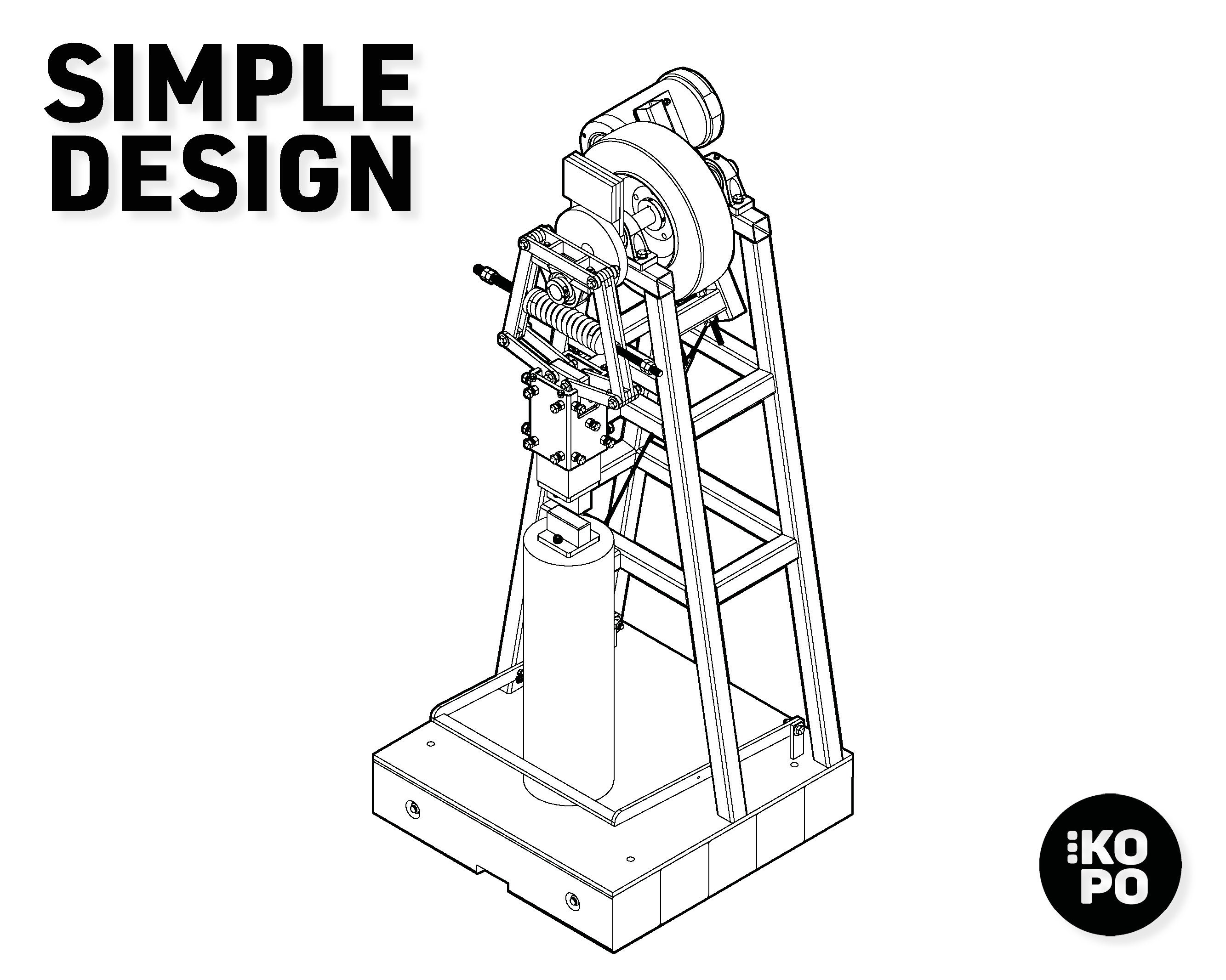 Power Hammer Plans Dxf Files Included Kopo Project Etsy