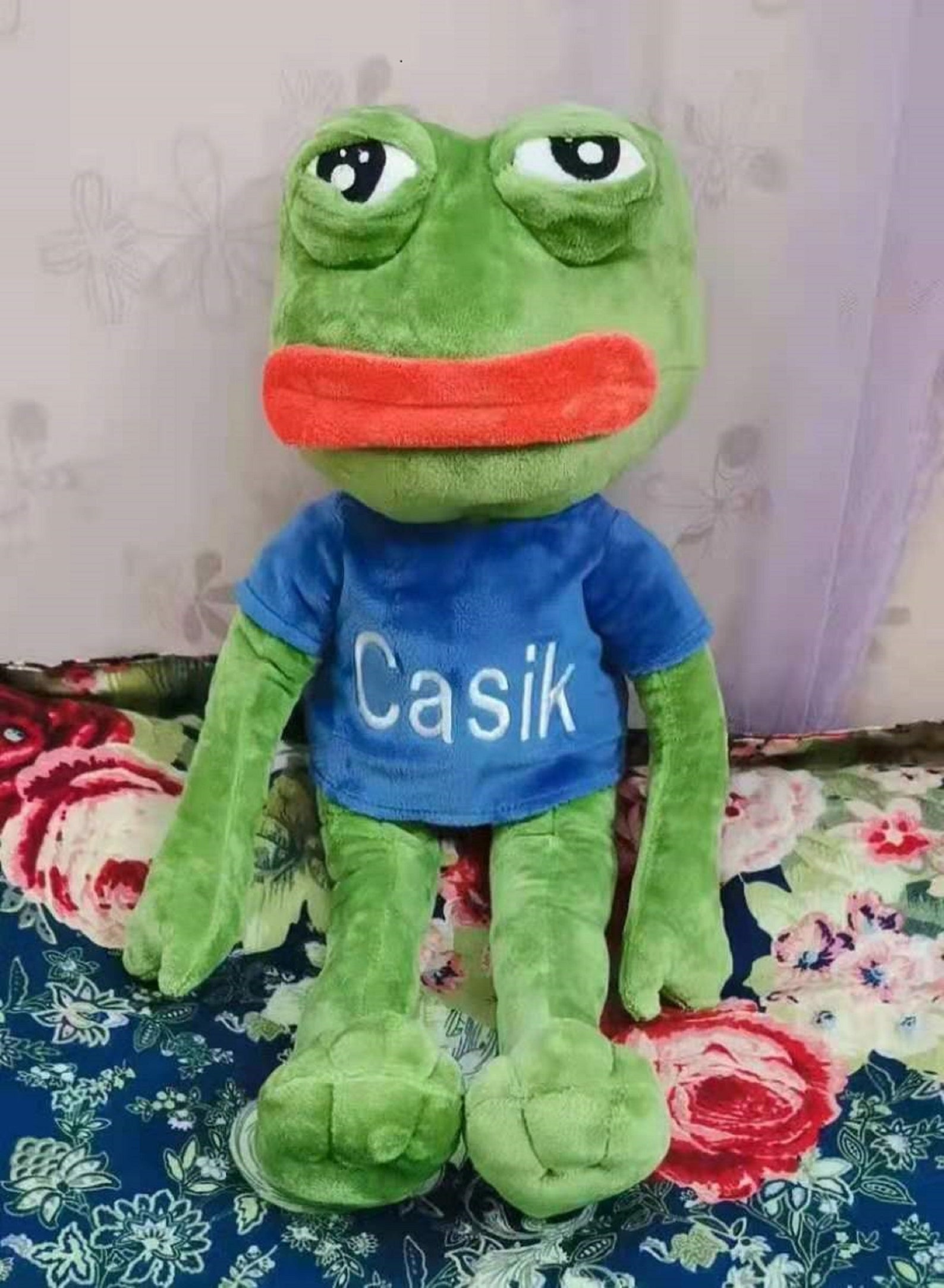 Personalized Custom Frog Dolls Frog Plush Doll Poses Pepe | Etsy