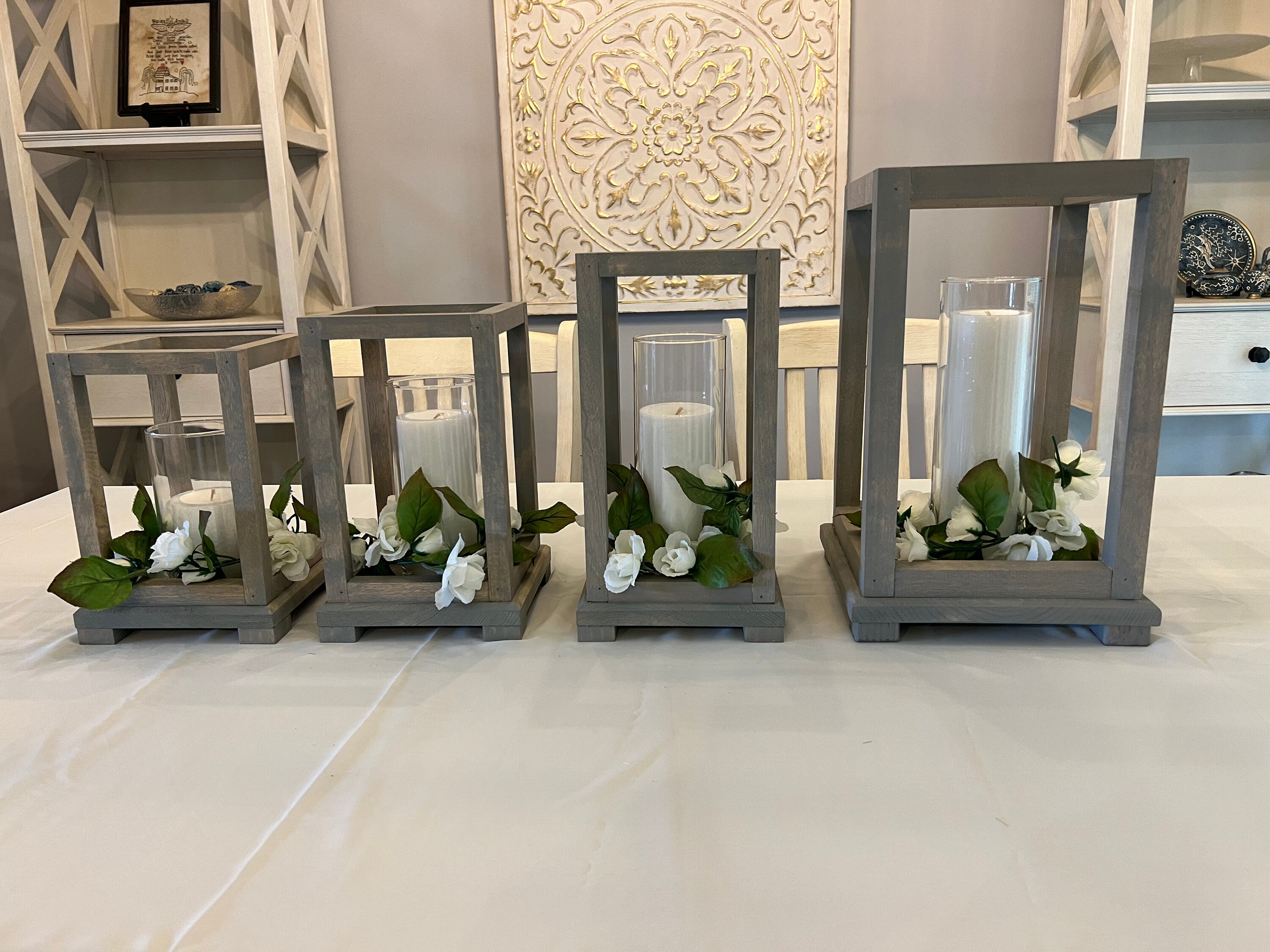 Wedding or Anniversary Cable Holders, Candle Holder, Centerpiece ...