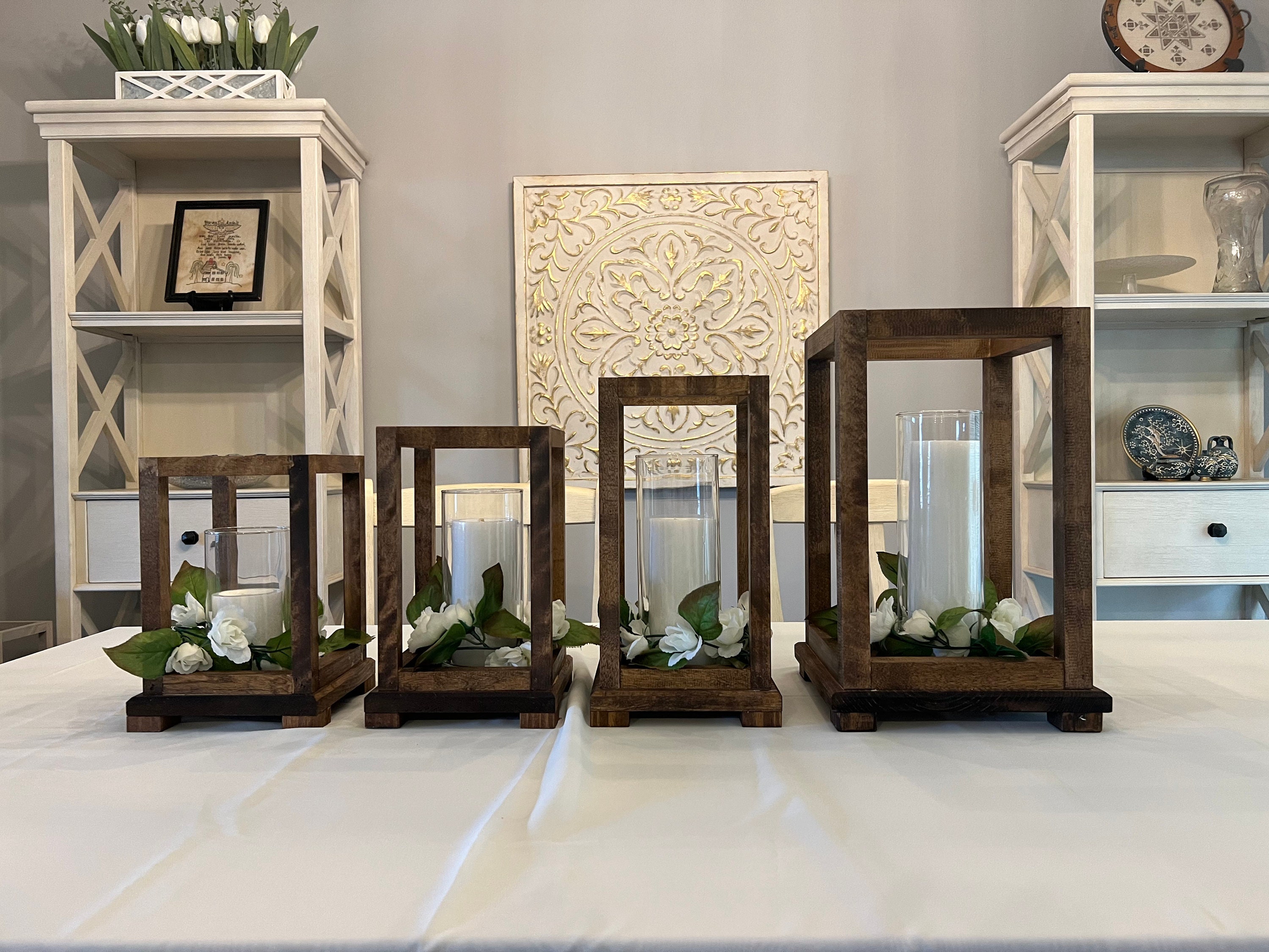 Wedding or Anniversary Cable Holders, Candle Holder, Centerpiece ...